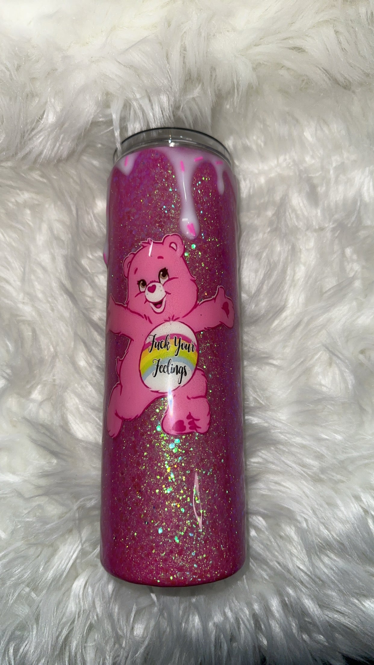 Pink swear bear – Wild leopard designs